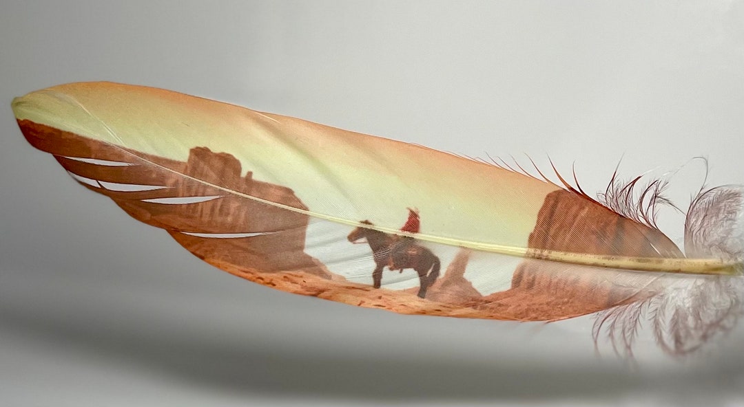 Desert Cowboy Hat Feather, Western Fashion Accessory - Etsy