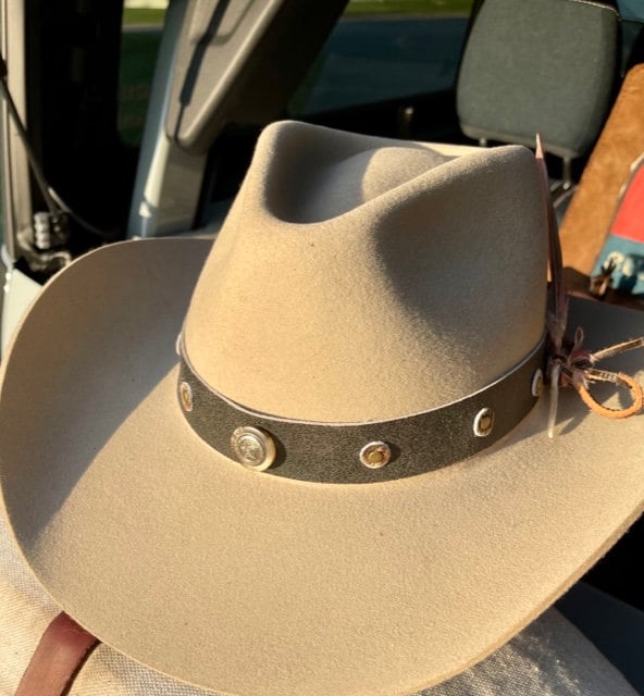 Weathered Hat Band, Suede Hat Band, Cowboy Hat Band, Hat Accessory ...