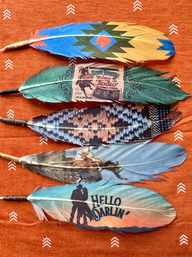 Hello Darlin Feather, Hat Feather, Cowboy Hat Accessories, Western ...