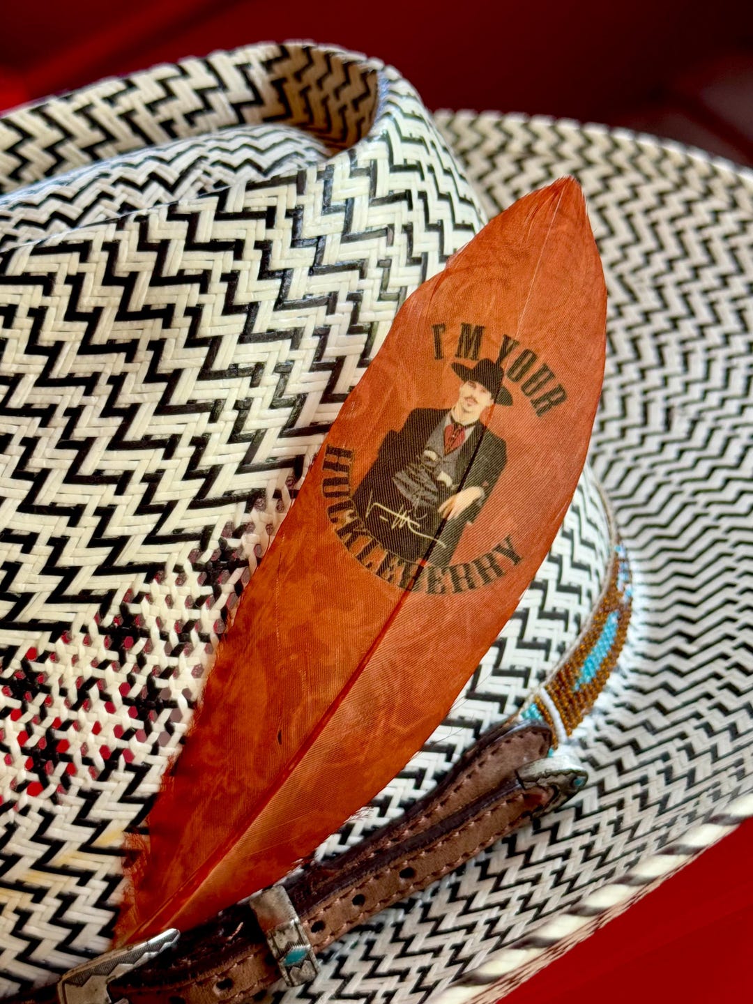Tombstone Doc Holliday Hat Feather: Western Cowboy Hat Accessory - Etsy