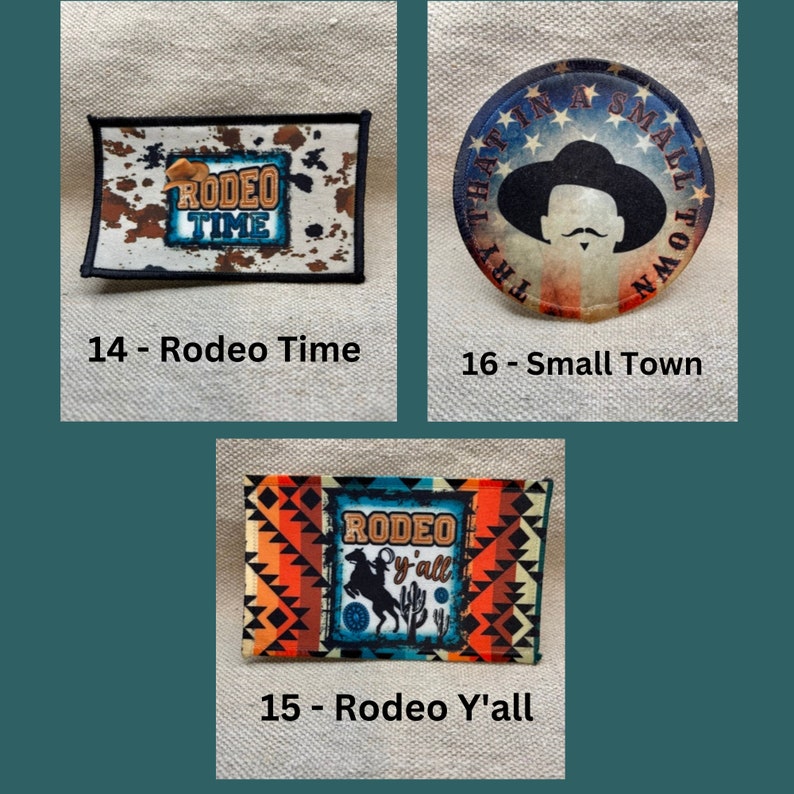 Western Iron on Patches, Patch for DIY Hats, Shoes, Backpacks, Jackets ...