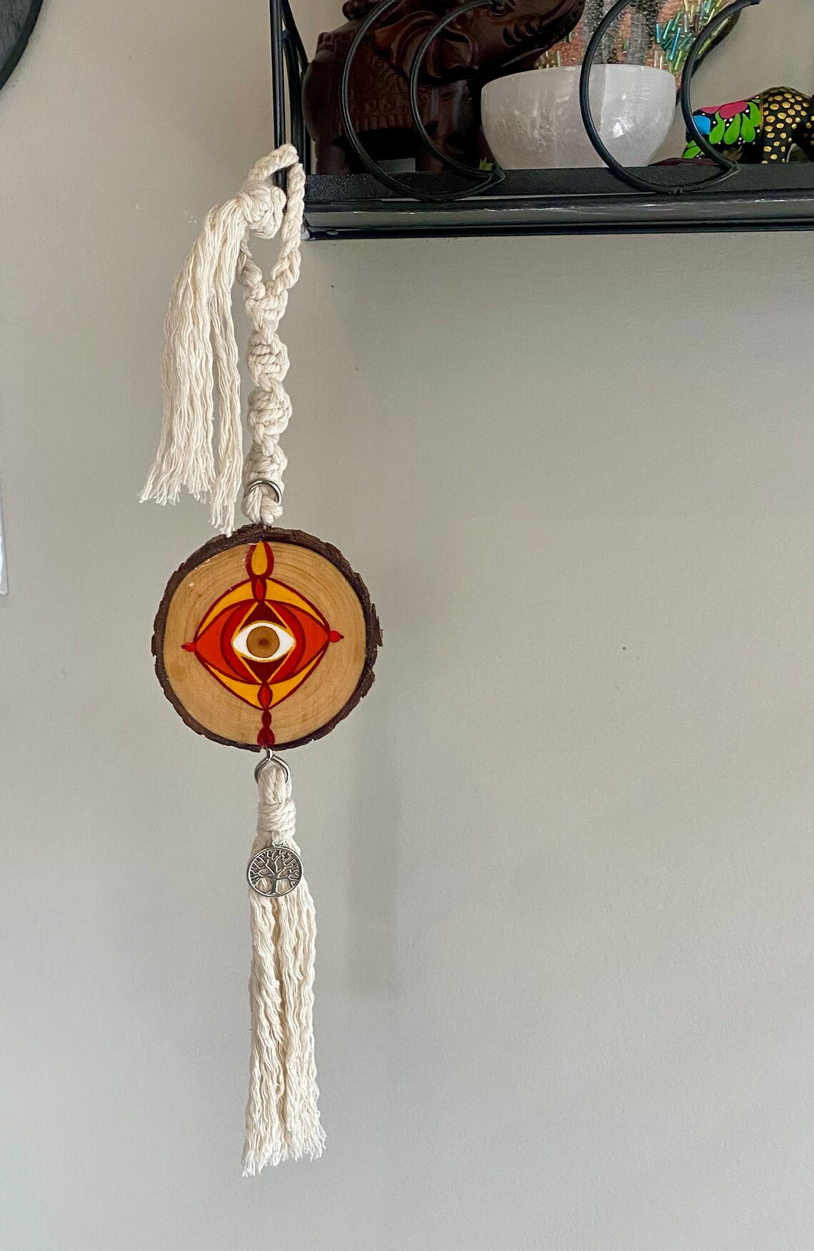 Wooden Evil Eye Hangers (assorted) - Etsy