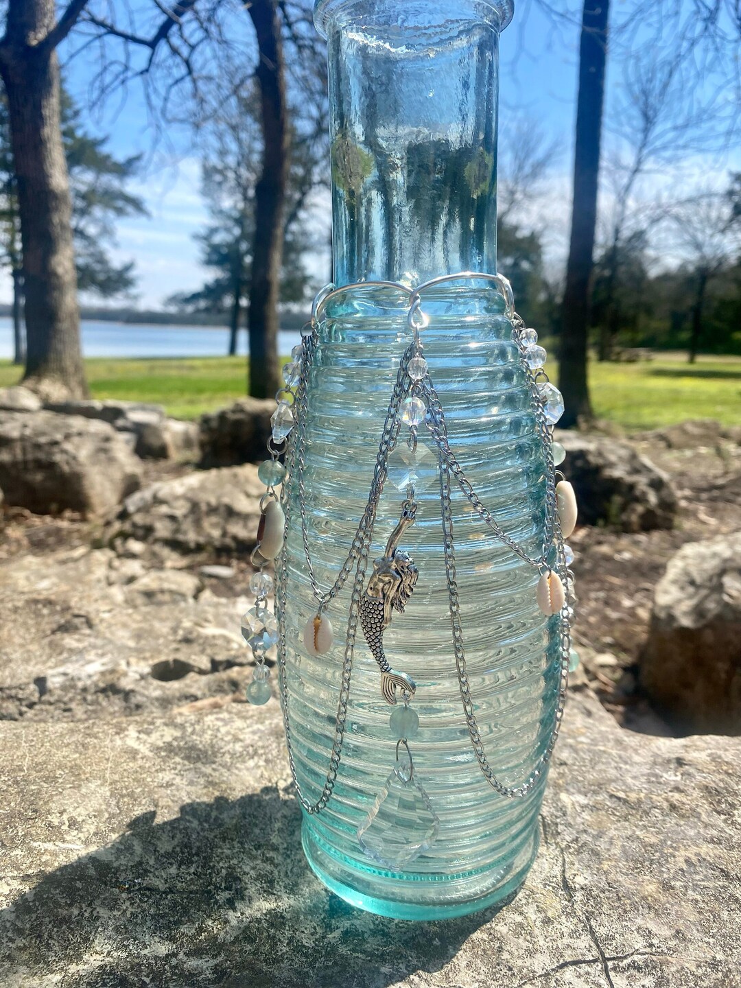 Mermaid Sun Catcher Vase (table Vase) - Etsy