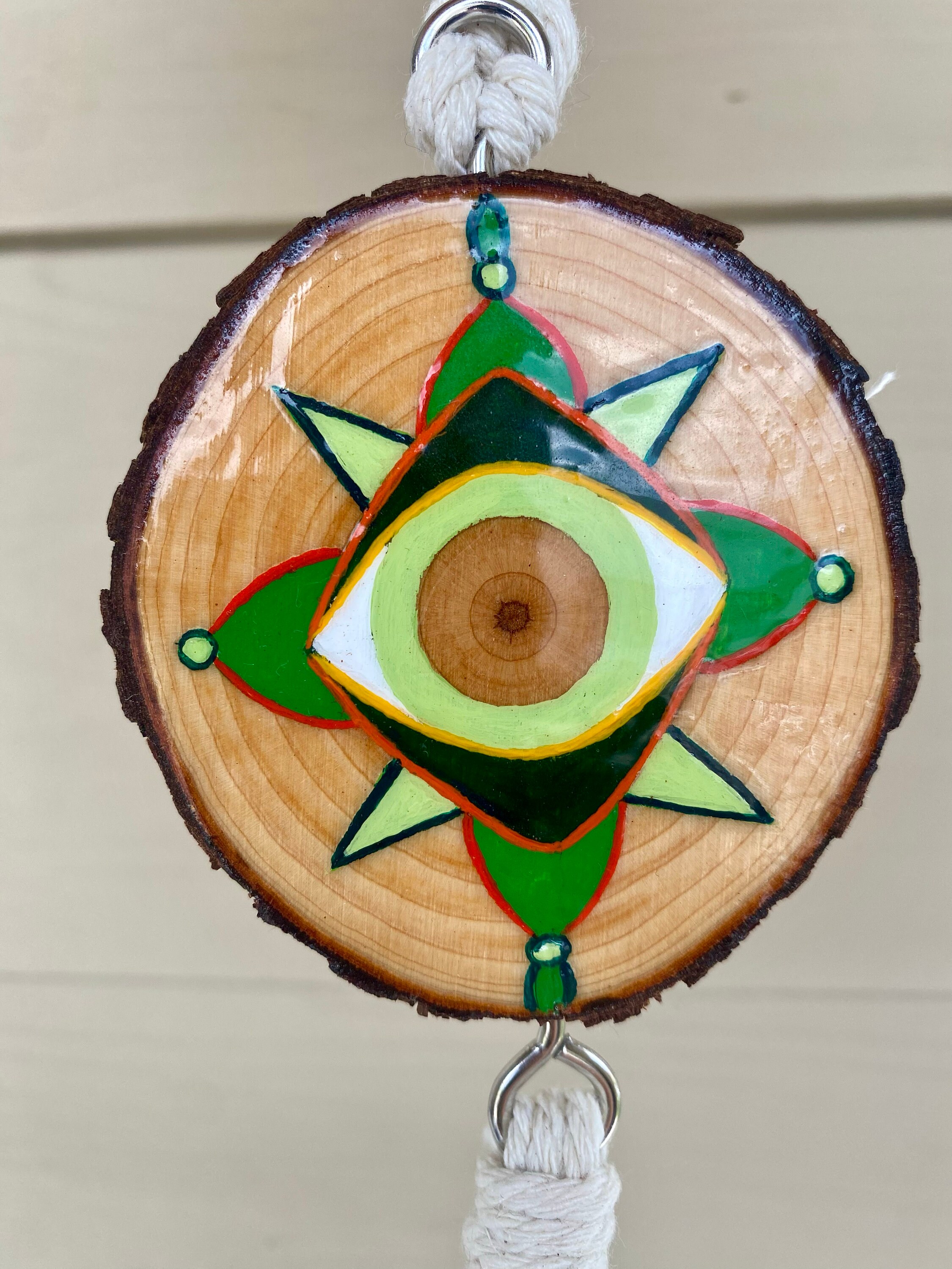 Wooden Evil Eye Hangers (assorted) - Etsy