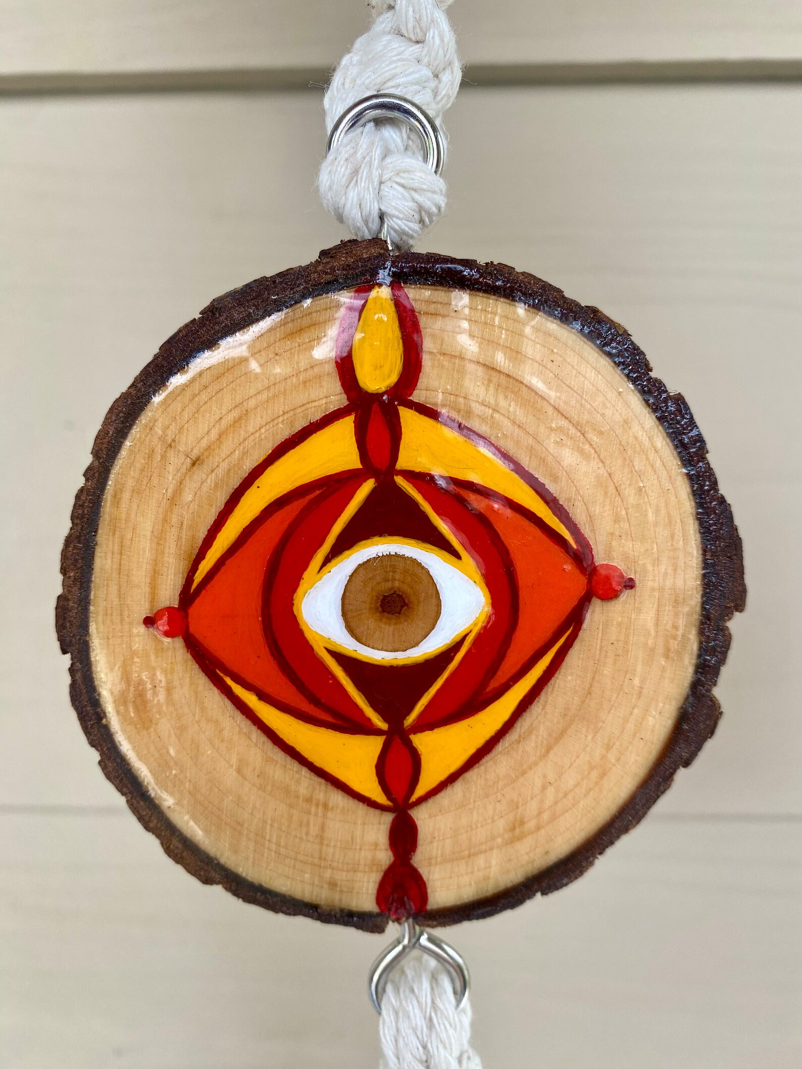 Wooden Evil Eye Hangers (assorted) - Etsy