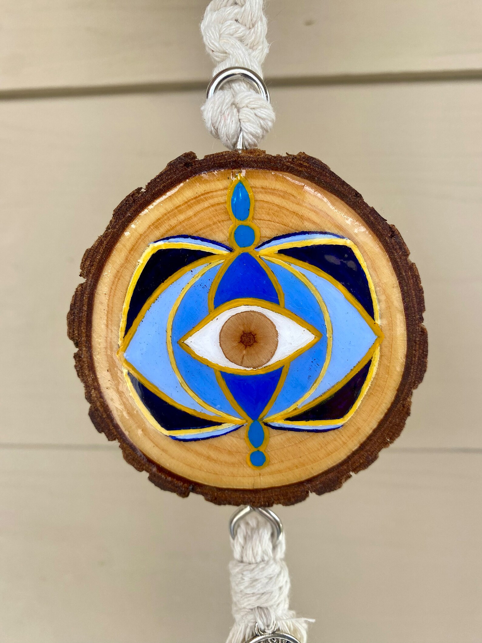 Wooden Evil Eye Hangers (assorted) - Etsy