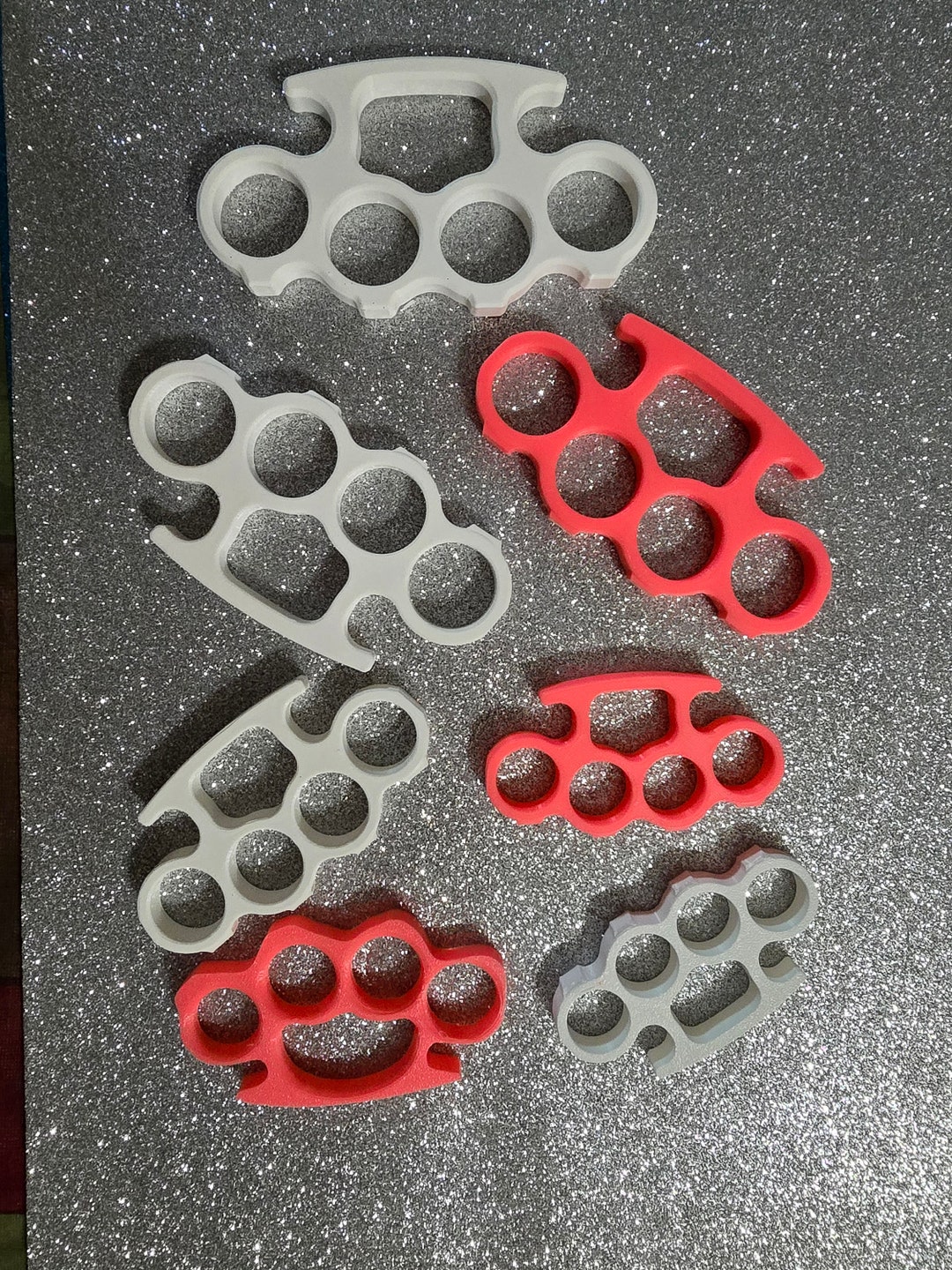 Brass Knuckles, Plastic Knuckles, Self Defense, Functional, Strong ...