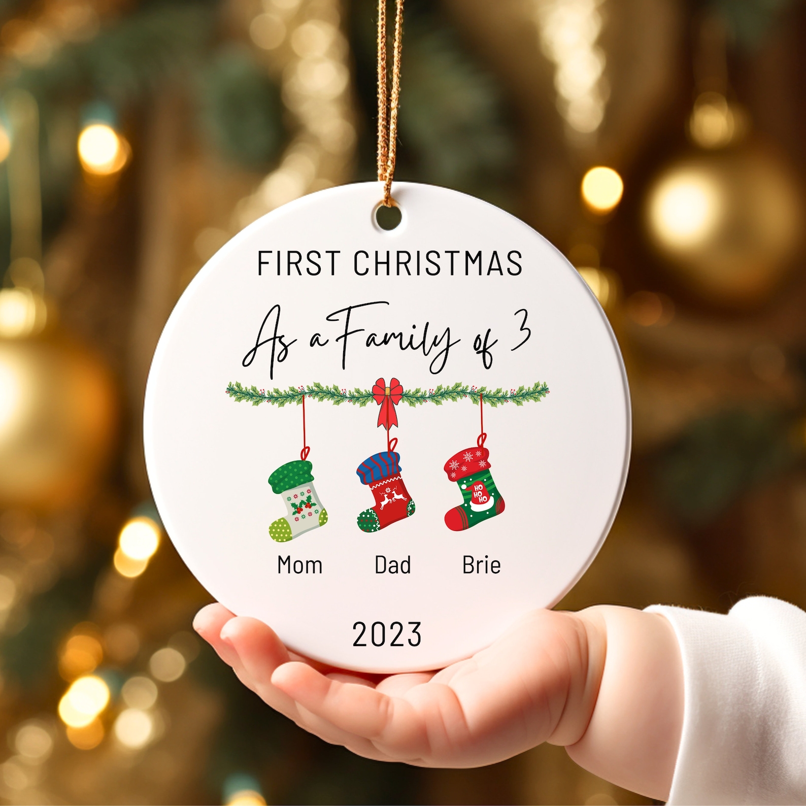 Personalized Family Christmas Ornament Custom Family of 6 - Etsy