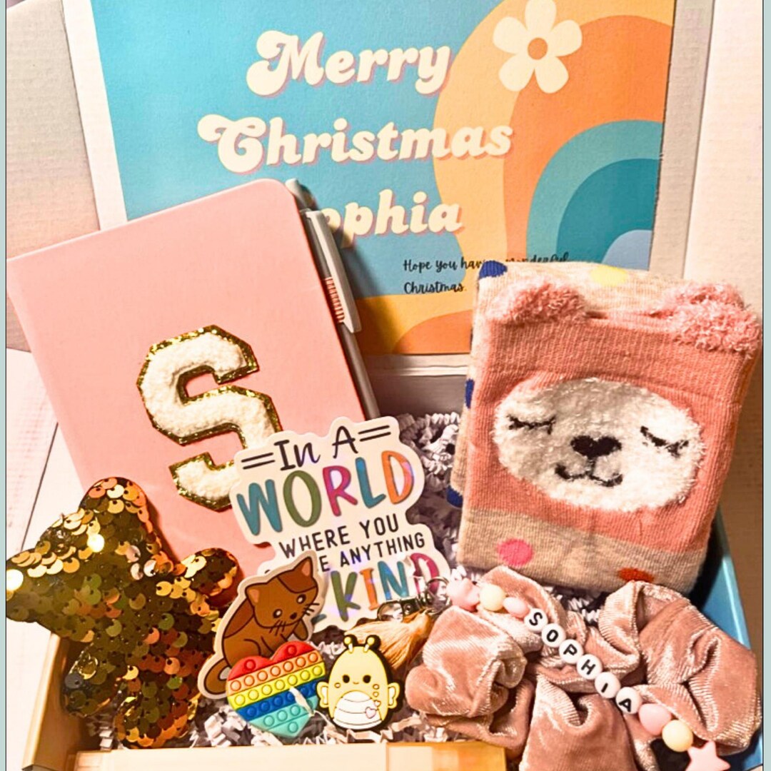 Christmas Tween Gift Box Custom Pre-teen Holiday Gift Box Friendship ...