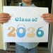 Class of 2036 Printable Sign Retro Groovy Back to School Sign First Day ...