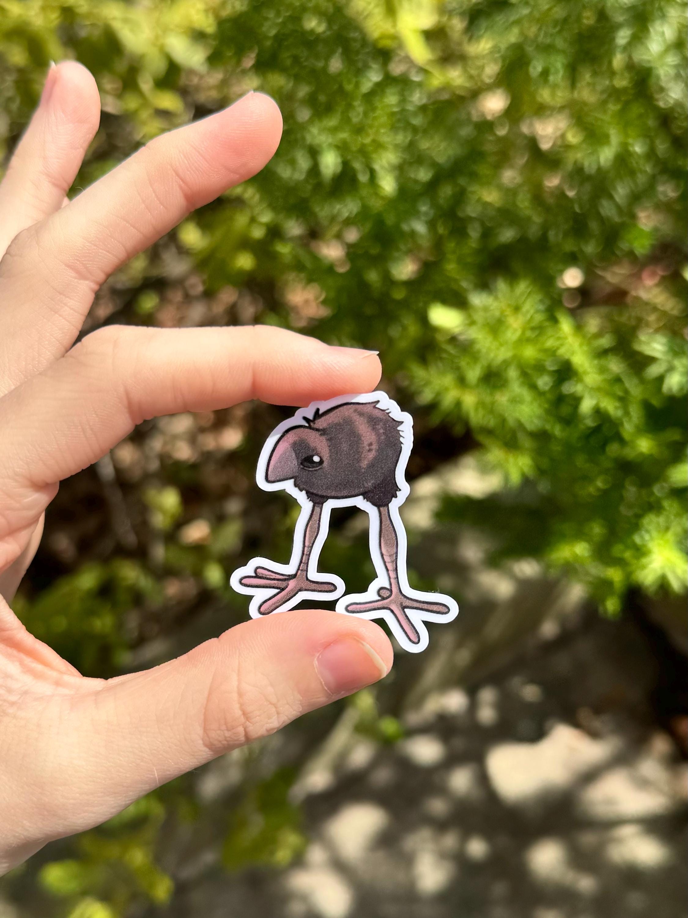 DAMN!! Pukeko Baby Bird Stickers - Etsy