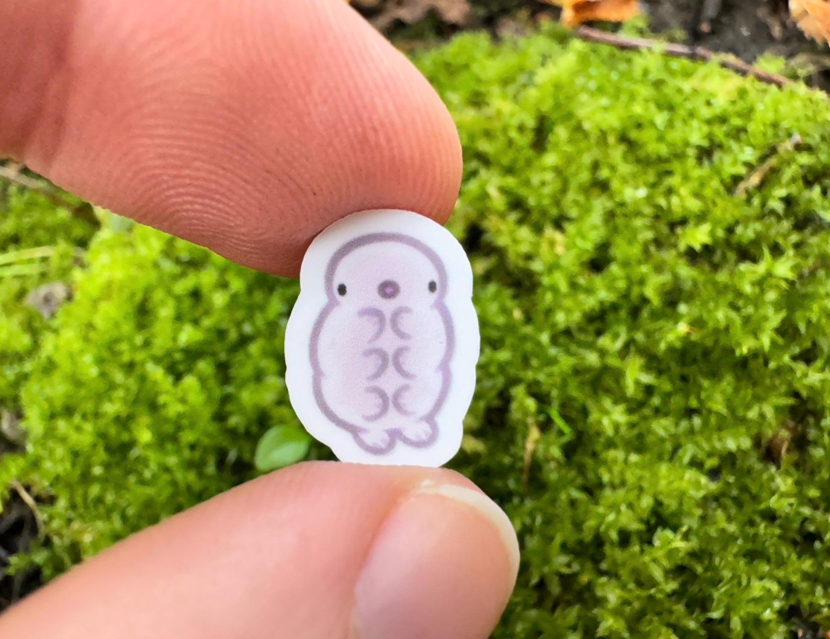 Tiny + Big Tardigrade Stickers!! (water Bear / Moss Piglet) - Etsy