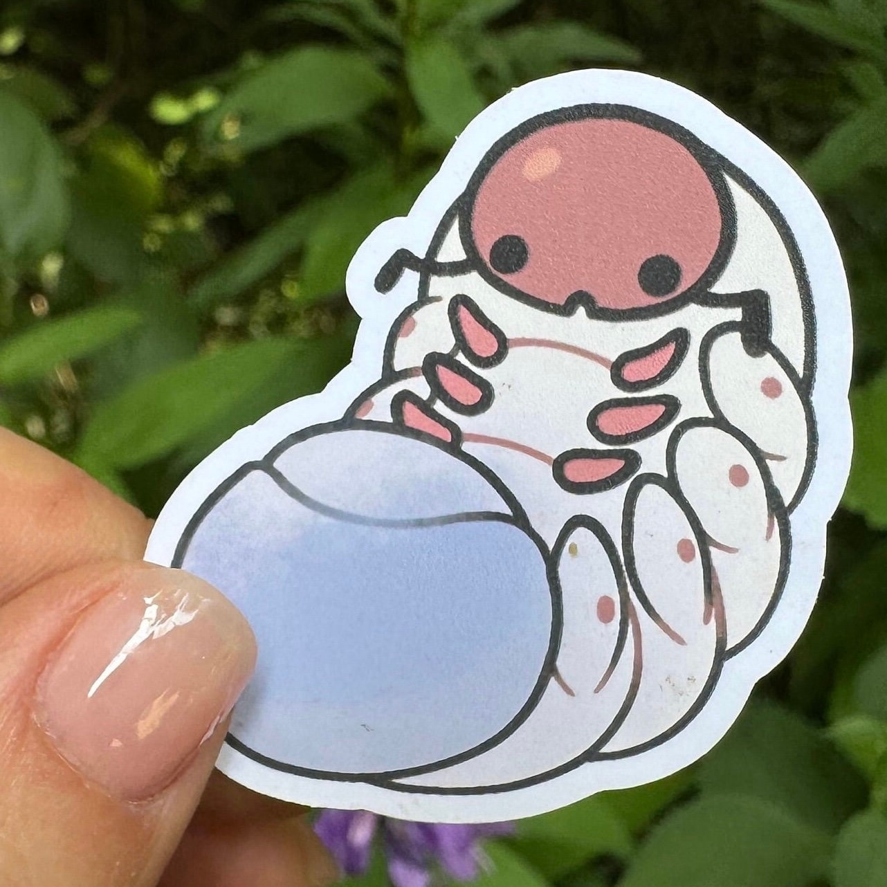 GRUB Sticker Cute Baby Beetle Waterproof Sticker - Etsy