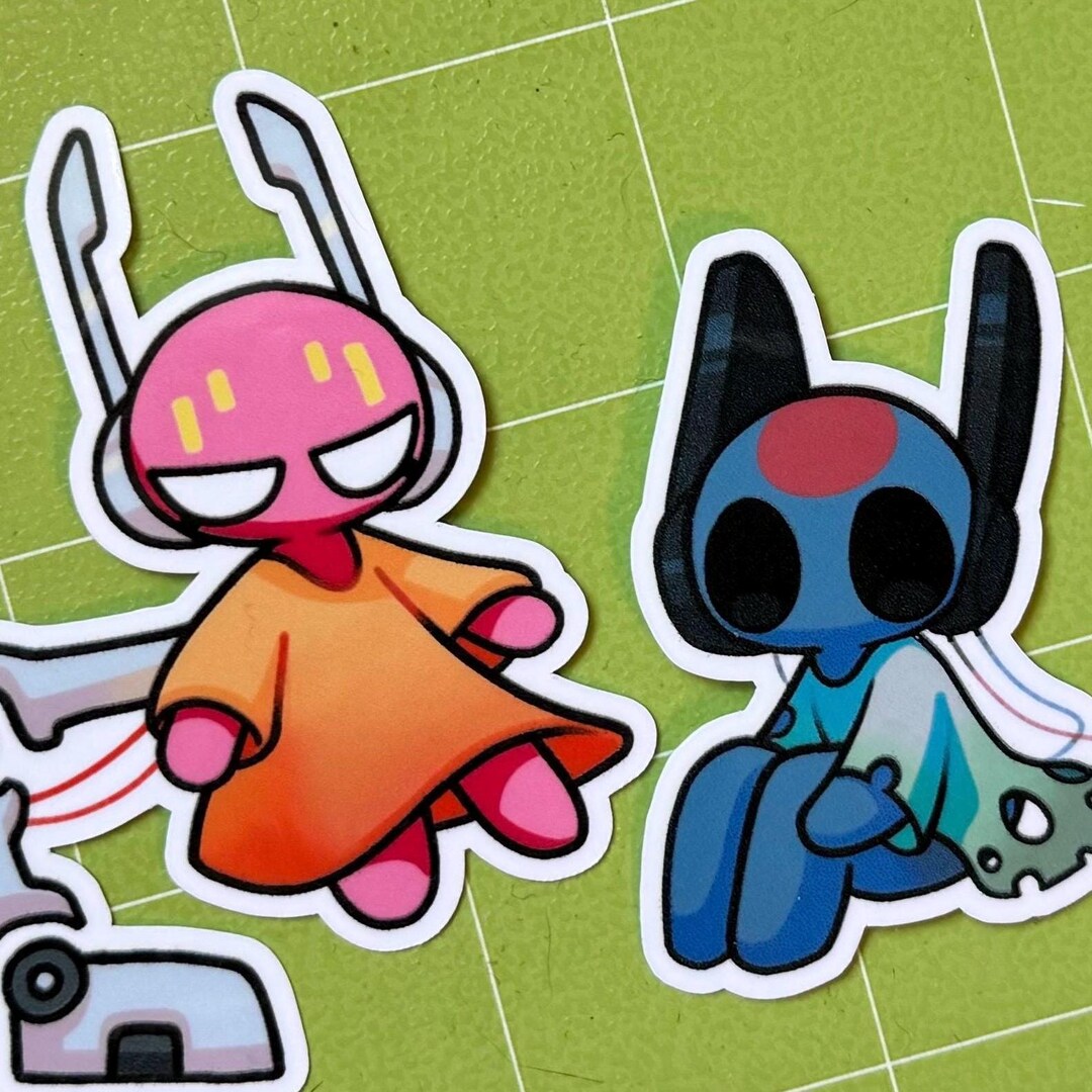 Rain World Iterator Stickers! Five Pebbles + Looks to the Moon - Etsy