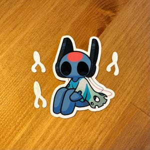 Rain World Iterator Stickers! Five Pebbles + Looks to the Moon - Etsy