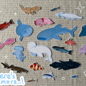 Freshwater Fish Stickers! Sturgeon, Gar + More - Etsy