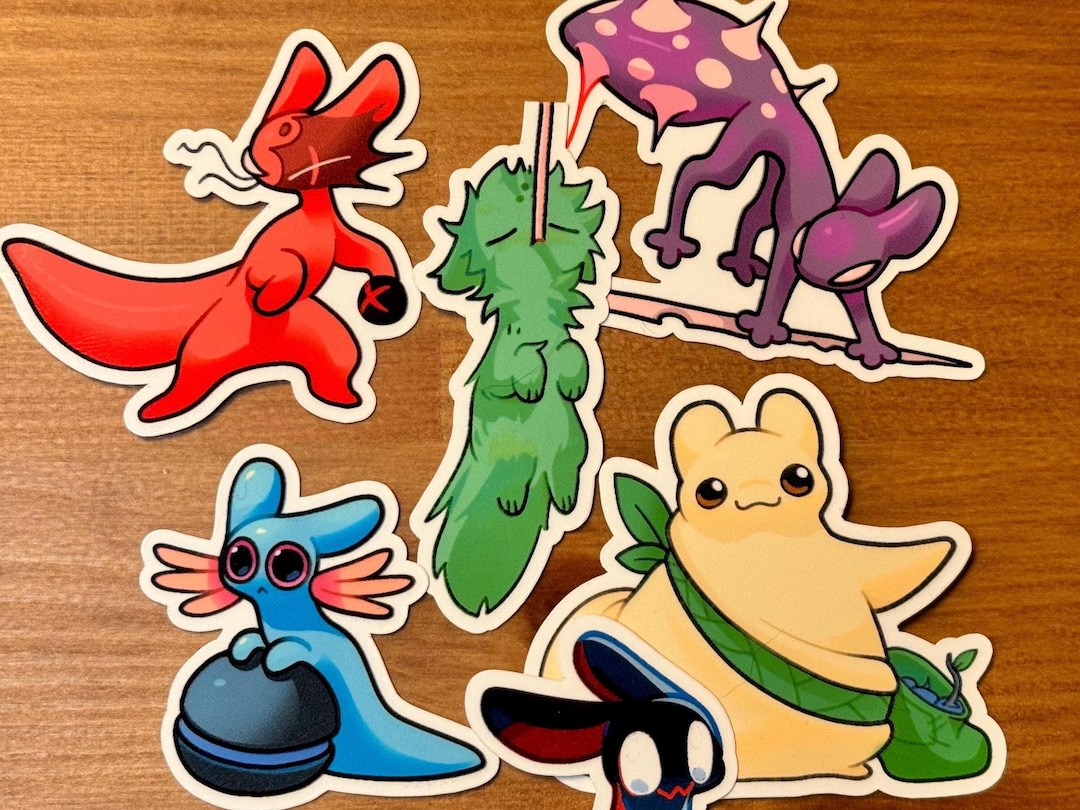Rain World DOWNPOUR Slugcat Stickers!! - Etsy