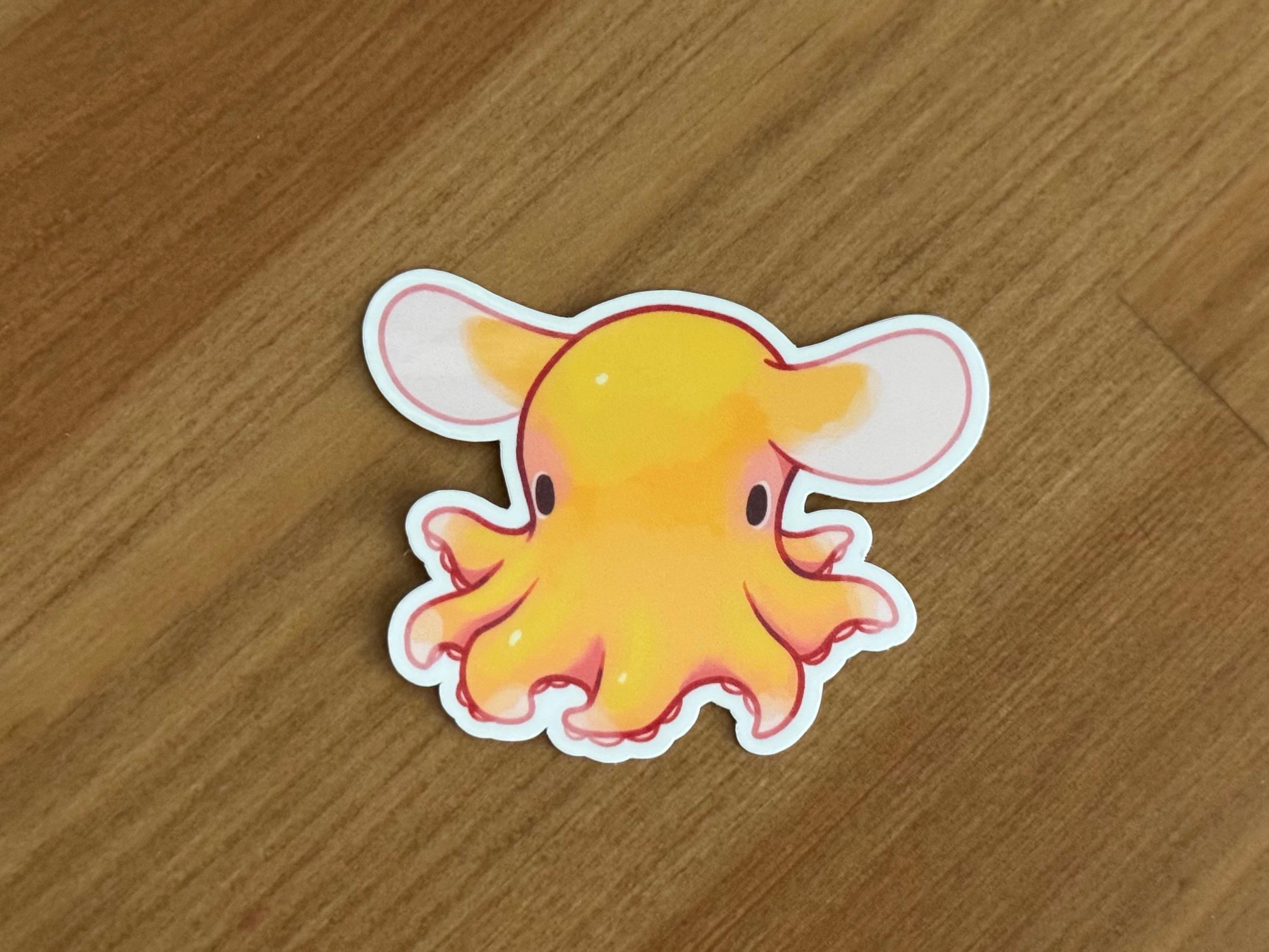 Octopus and Squid Stickers!! (dumbo, Giant, Bobtail, Etc) - Etsy