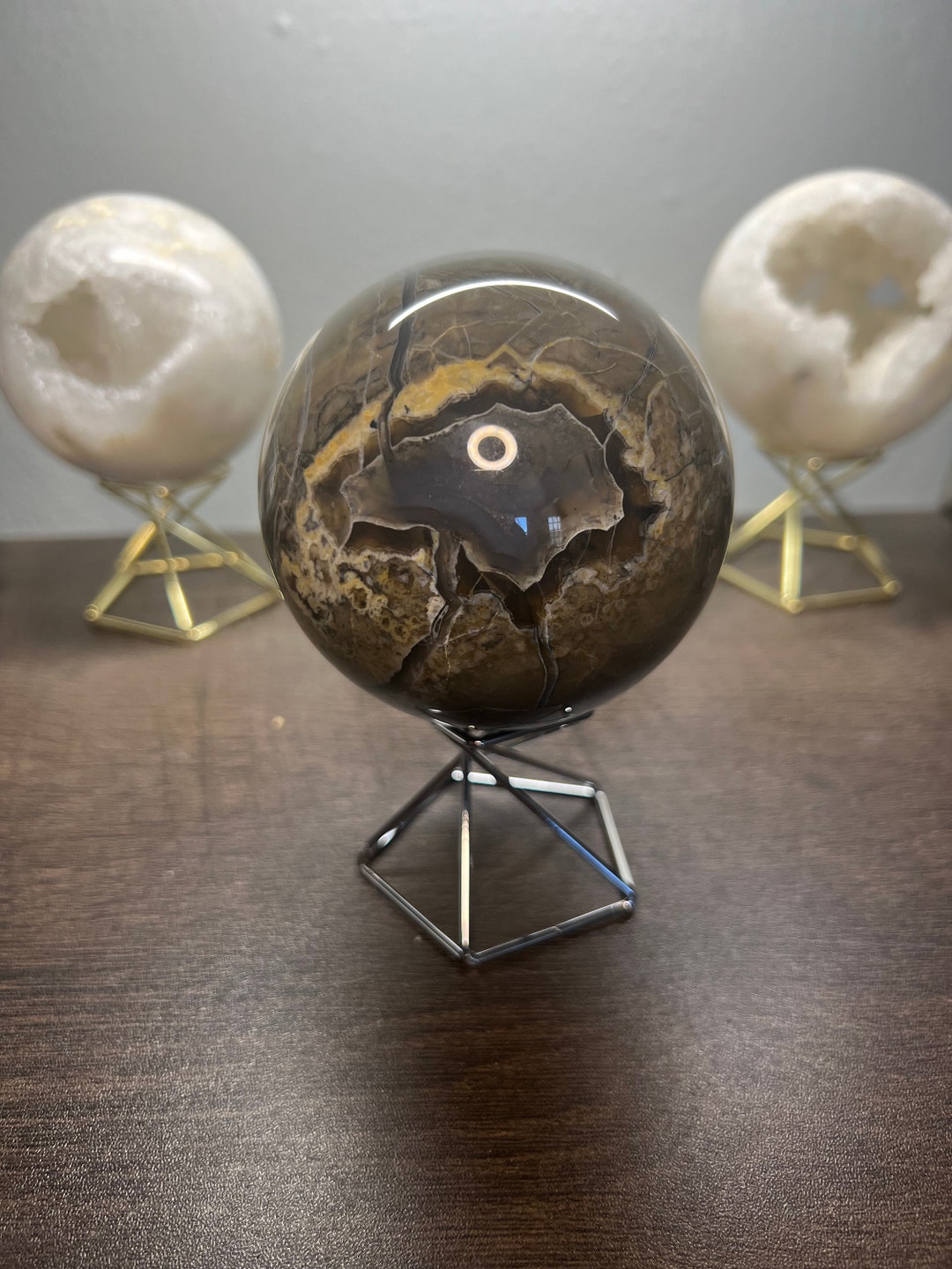 Volcano Agate Sphere - Etsy