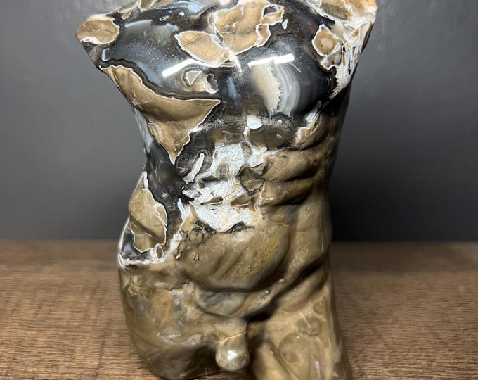 Volcano Agate Man Torso | Volcano Agate Man Body - Etsy