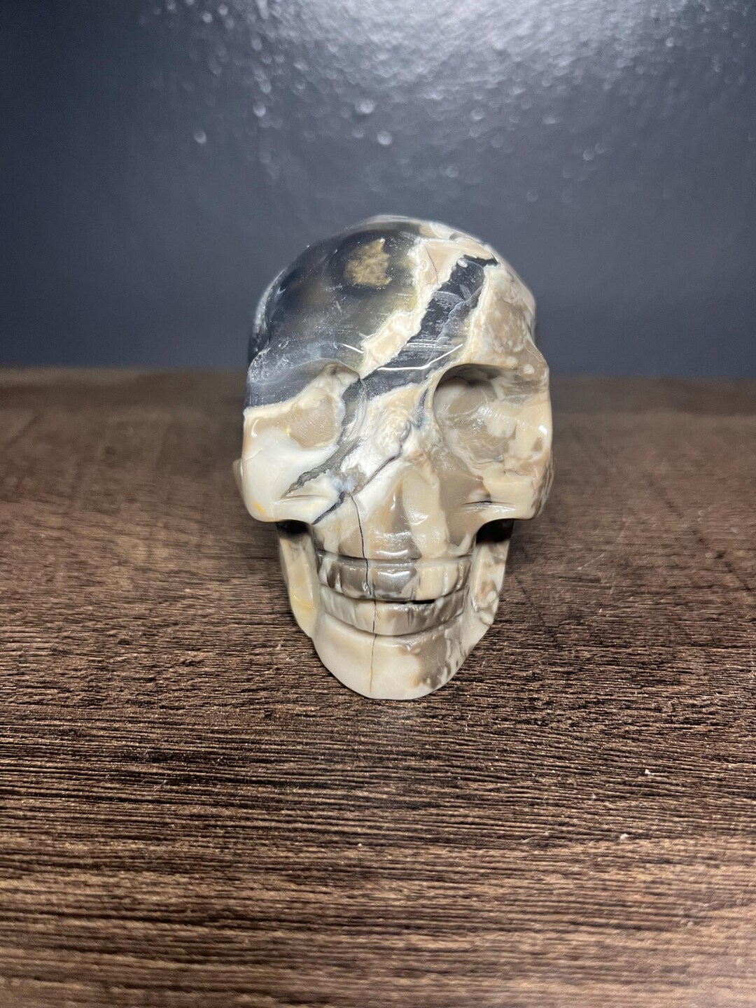 Volcano Agate Skull - Etsy