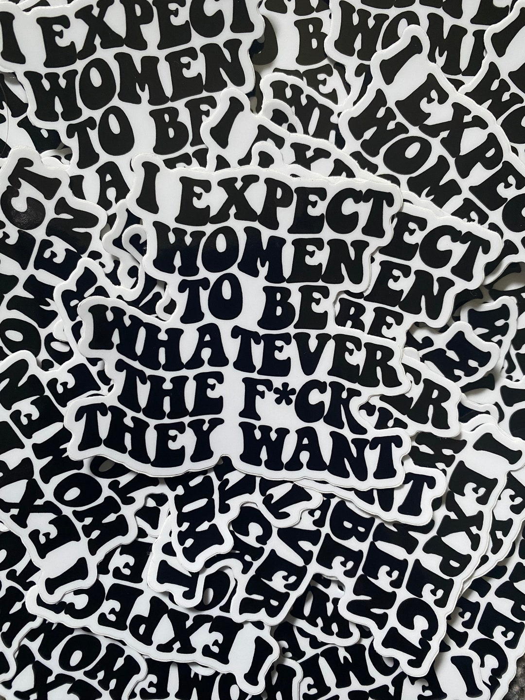Empowering Women Die Cut Sticker Women Can Be Whatever They - Etsy