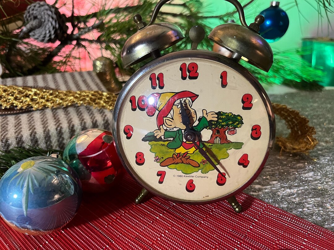 Vintage 1980 Keebler Company Advertising 2 Bell Alarm Clock - Etsy