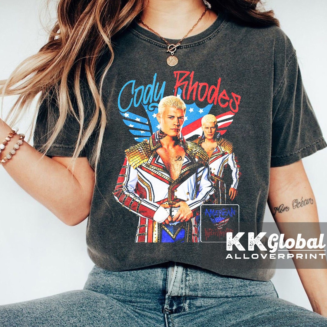 Cody Rhodes Shirt Cody Rhodes Wrestling T-shirt 90s Graphic - Etsy