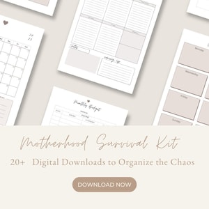 The Ultimate Mom Planner, Digital Download PDF, Over 20 Pages for ...