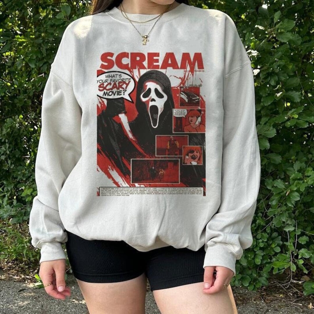 Scream Vintage Halloween Tshirt Horror Movie Tee Scream - Etsy