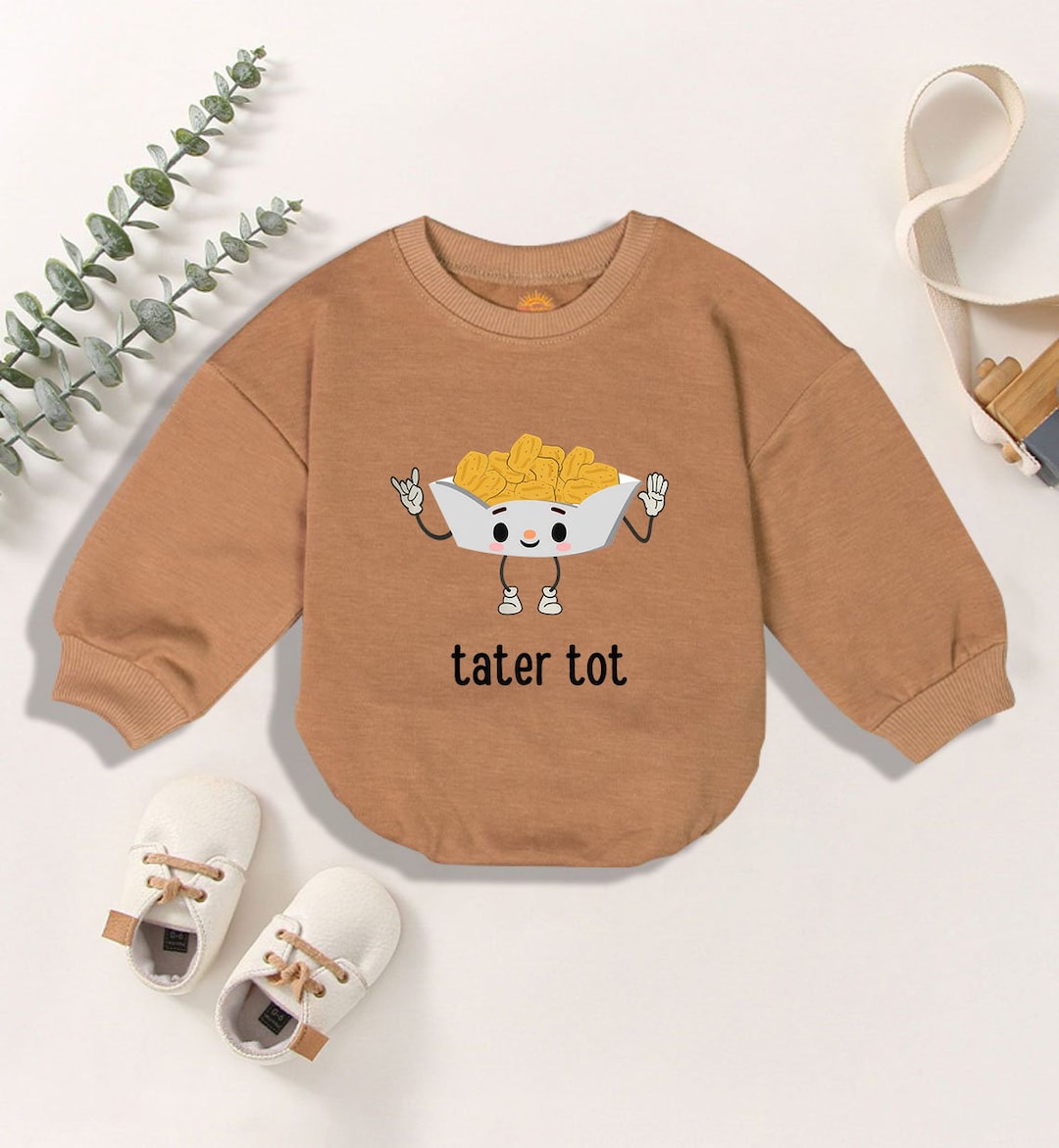 Tater Tot Baby Romper, Cute Potato Baby Bodysuit, Tater Tot Toddler ...