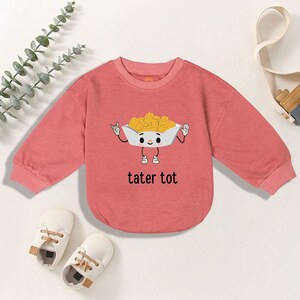 Tater Tot Baby Romper, Cute Potato Baby Bodysuit, Tater Tot Toddler ...