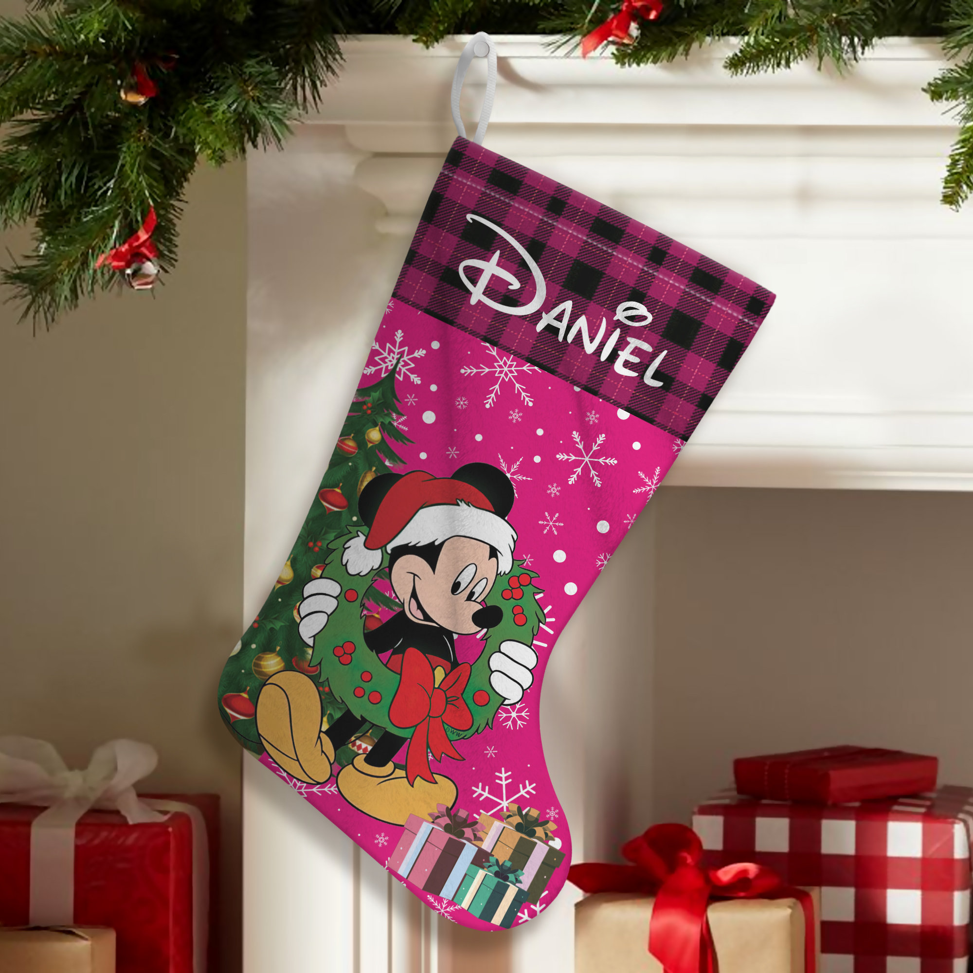 Personalized Disney Christmas Stockings, Mickey and Friends Christmas ...