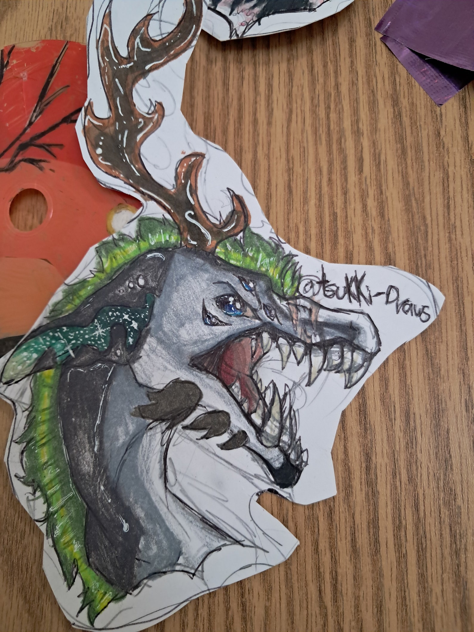 Dragon or Animal Oc Wall Icon for Dragon Puppeteers - Etsy