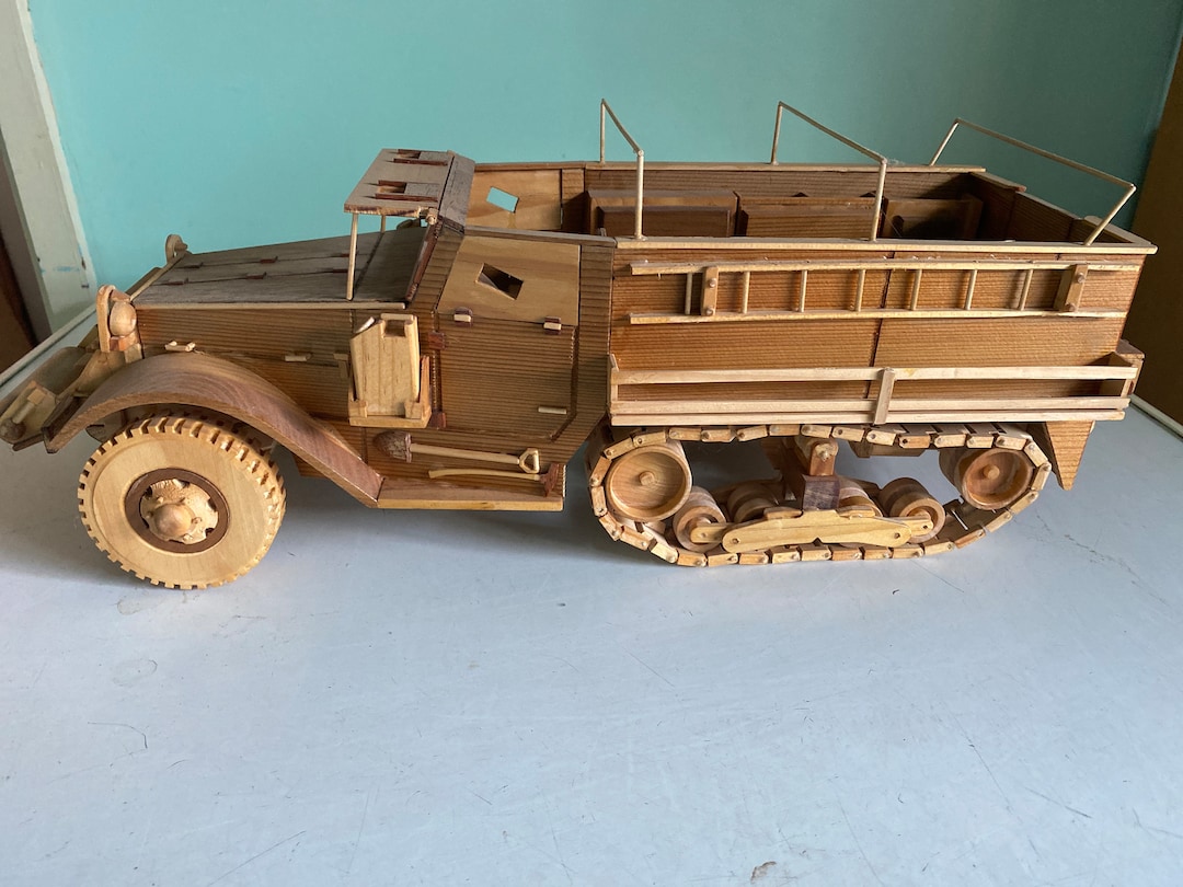 Model World War II German Half Track - Etsy