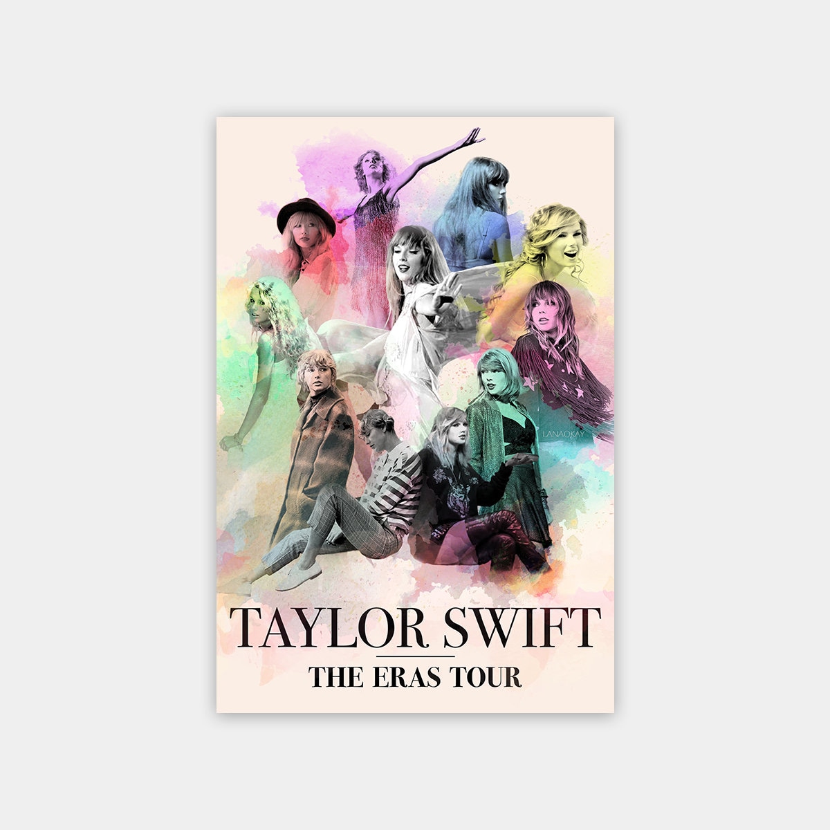 TAYLOR SWIFTTHE eras TOUR Poster Classic Retro sold by Beagle Nickie ...