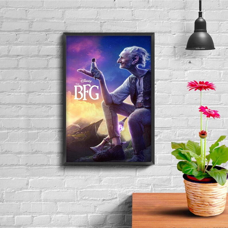 The BFG Anime Movie Poster Classic Retro Rock Vintage Wall Art - Etsy ...