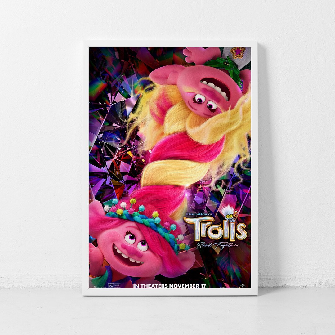 Trolls Band Together Movie Poster Classic Retro Rock Vintage - Etsy ...