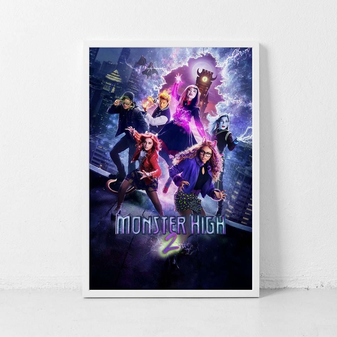 Monster High 2 Movie Poster Classic Retro Rock Vintage Wall - Etsy ...