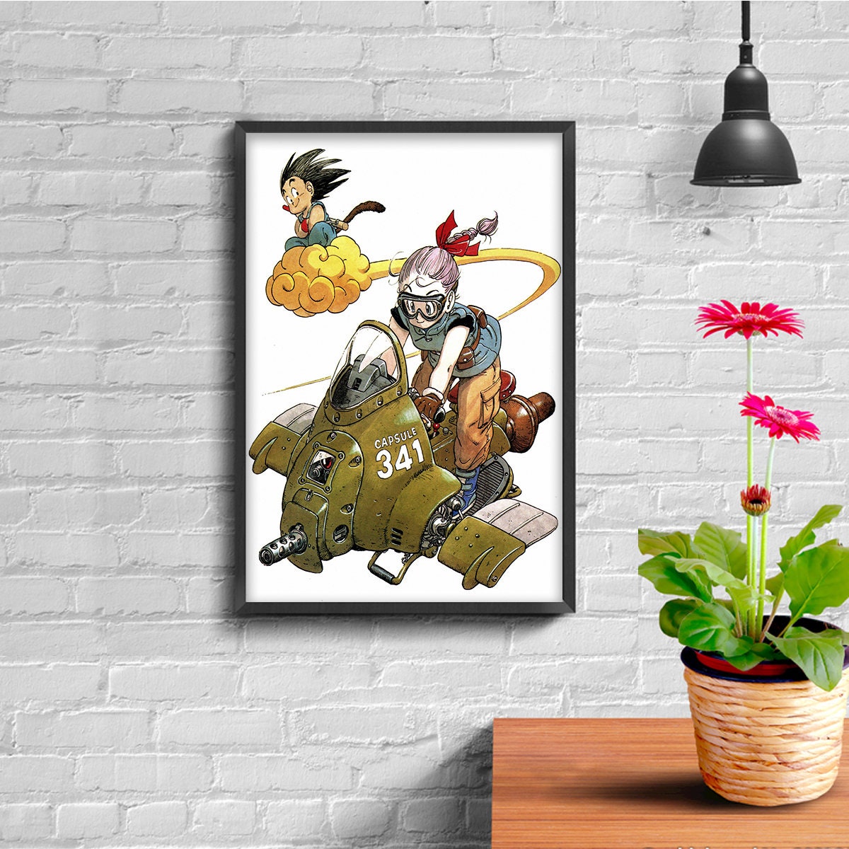Dragon Ball Z Goku Bulma Anime Poster Classic Retro Rock - Etsy Australia