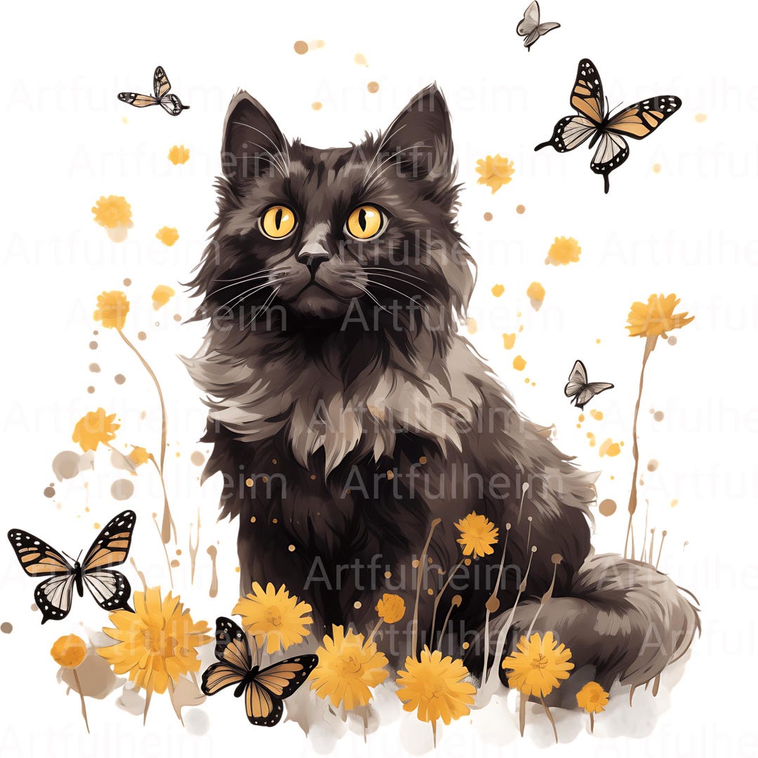 17 Cute Cat Kittens Clipart - Etsy