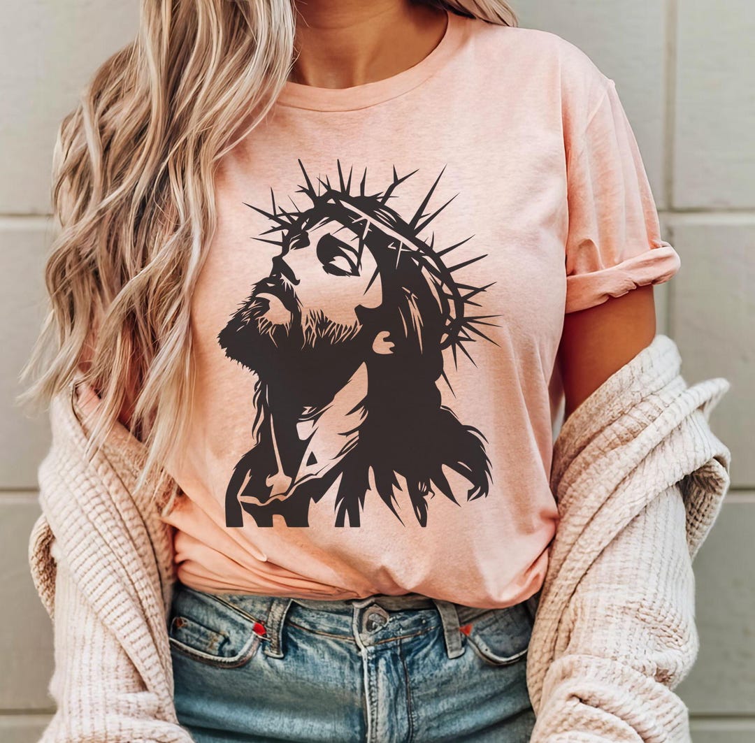Jesus Shirts|christian Easter Shirt|christian Shirts|crown of Thorns ...