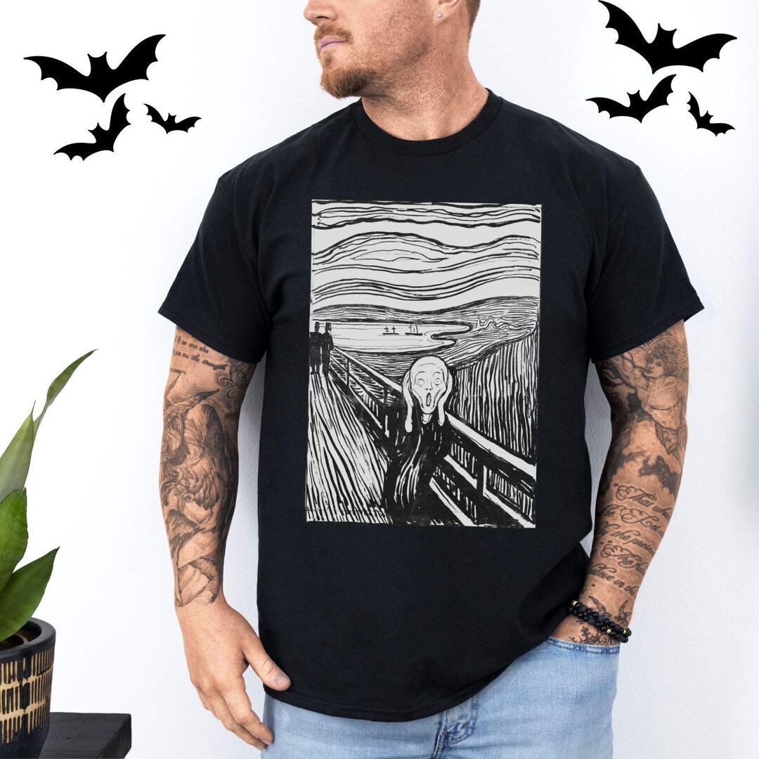 Edvard Munch the Scream Shirt|halloween Shirts|scream Tshirt|gift for ...