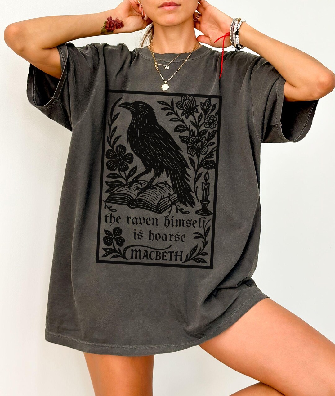 Shakespeare Macbeth Shirt|comfort Colors|gothic Halloween|the Raven ...