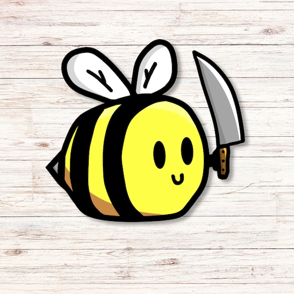 Bee Sticker - Etsy
