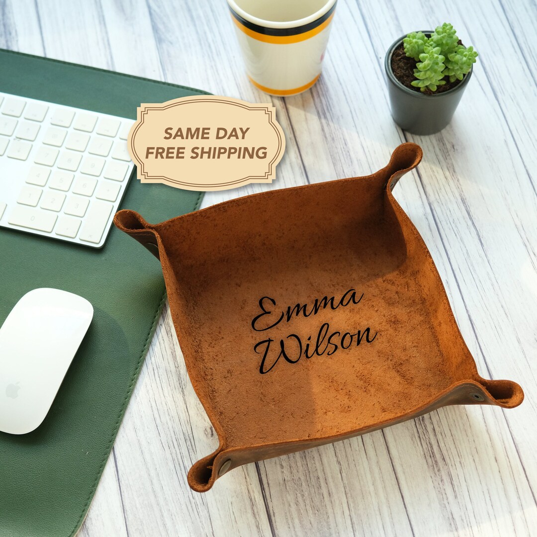 Nurse Gift Leather Tray, Personalized Nurse Gift, Graduation Gifts for ...