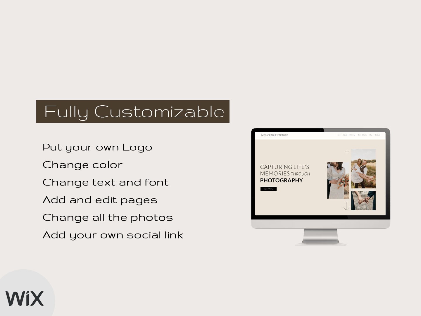 Wix Template for Wedding Photographer, Wix Theme, Wix Website ... Wix Template for Wedding Photographer, Wix Theme, Wix Website ...