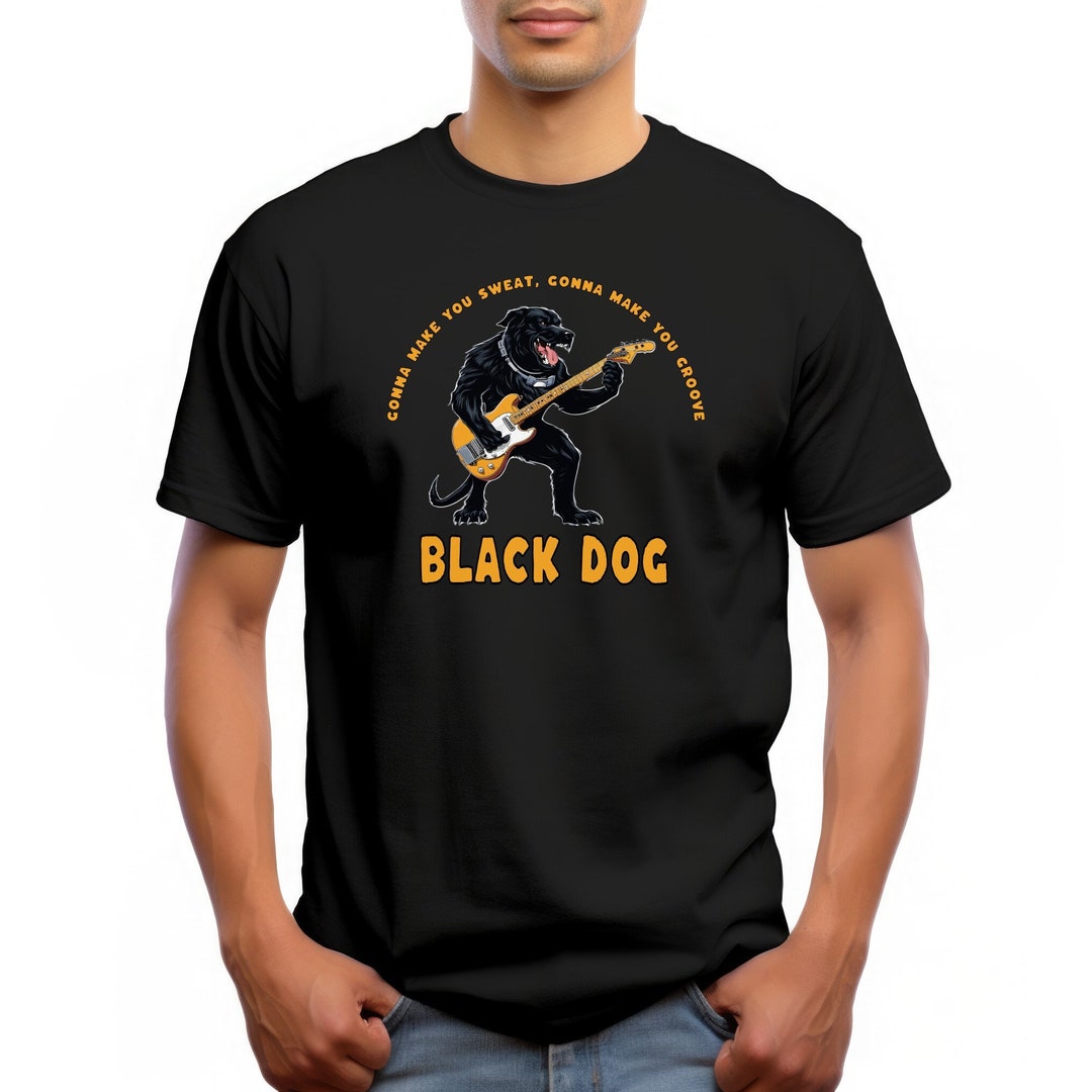 Black Dog T-shirt: Led Zeppelin Vintage Rock & Roll Tee - Etsy