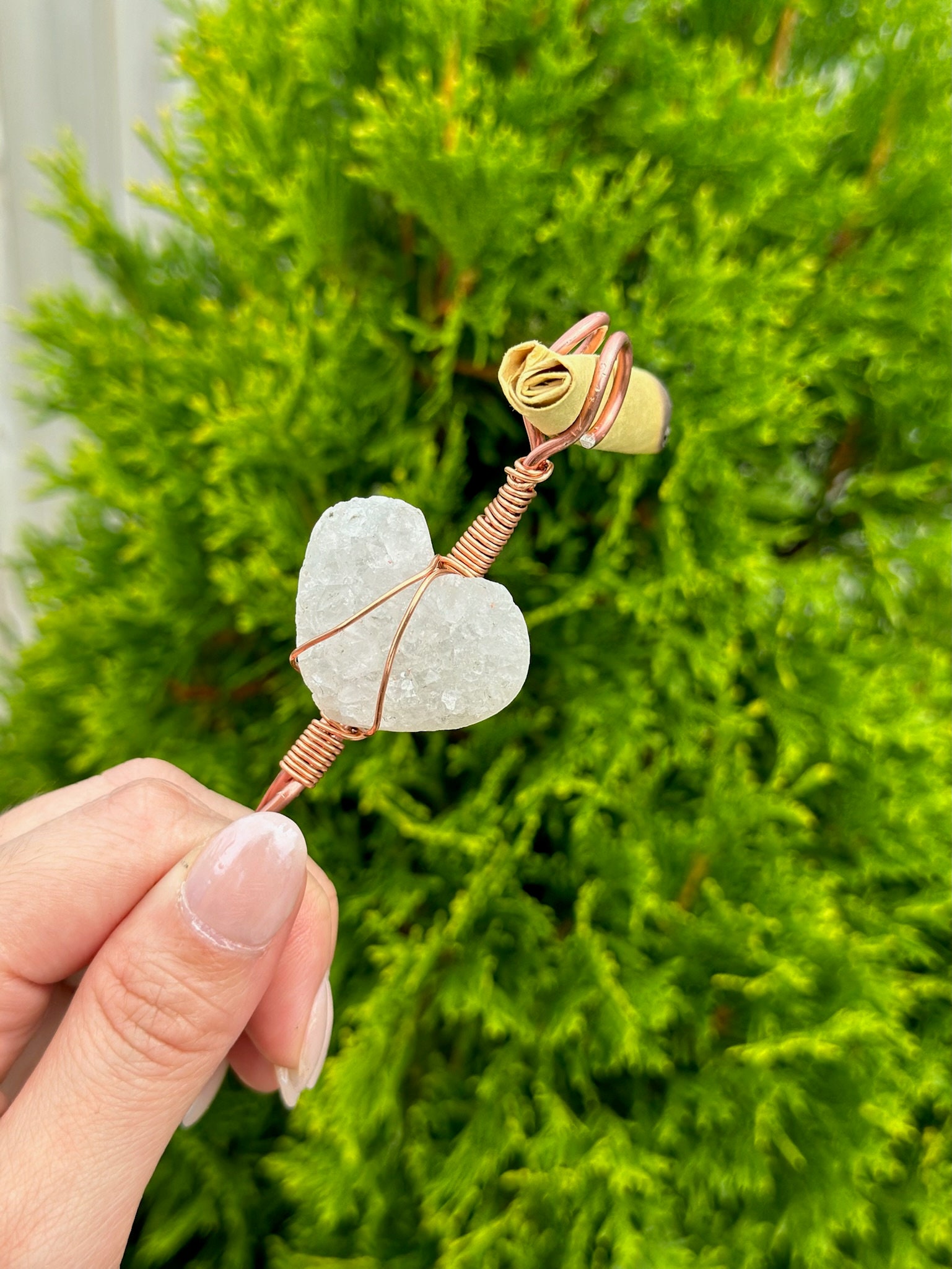 Amethyst Stone Ring Holder Quartz Smoking Ring Crystal Pipe Smoke Ring ...