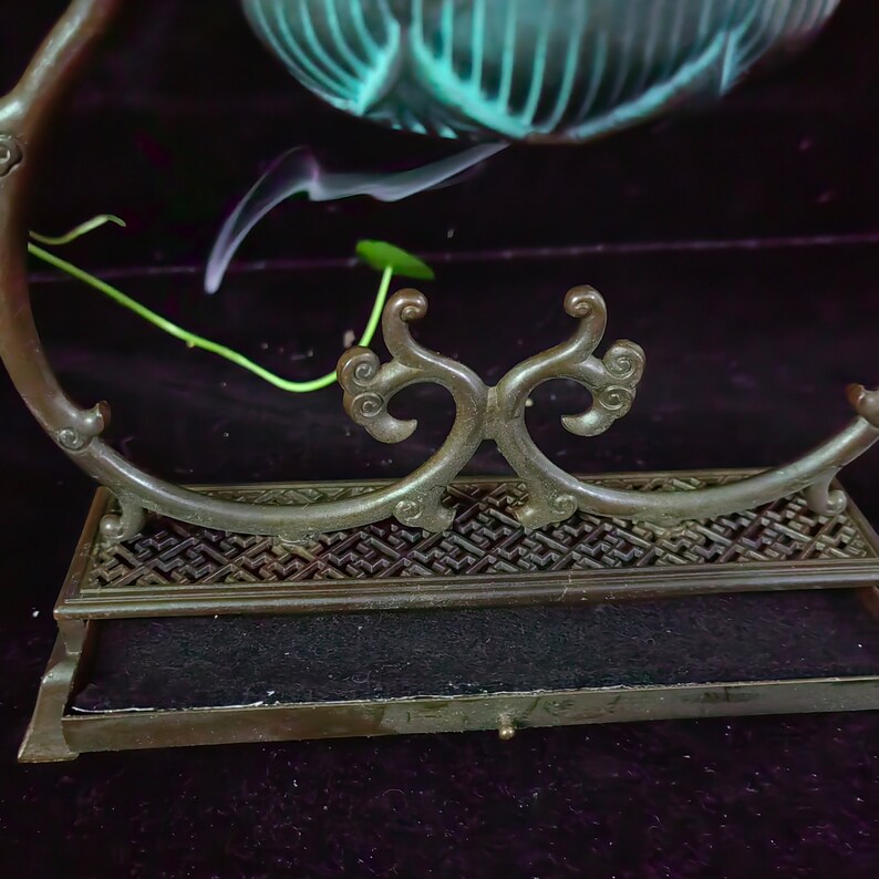 Tibet Fengshui Culture Lotu Hanging Incense Burner Censer Incense ...